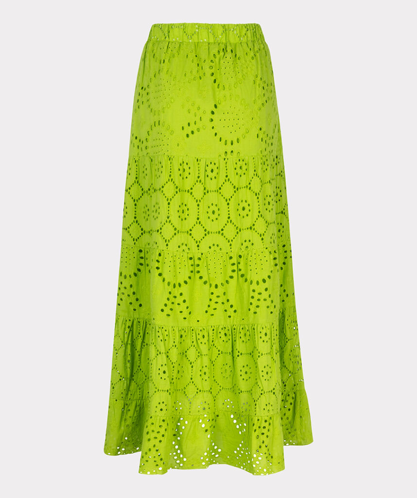 Skirt kiwi green chiffly Esqualo | Gratis verzending | Siga